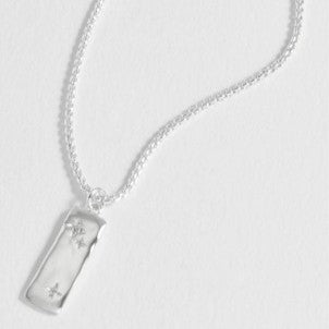 Molten tablet CZ drop pendant necklace - silver – Raindrops on Roses ...