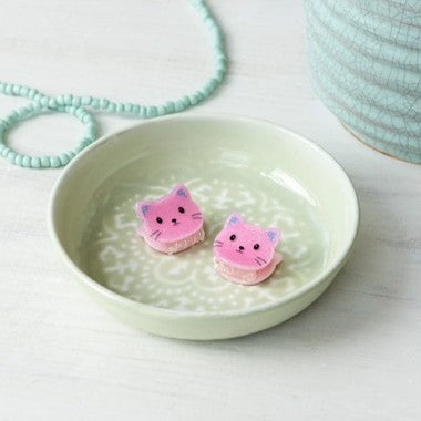 Mini hair claw clips - pink cats - set of 2 – Raindrops on Roses - St ...