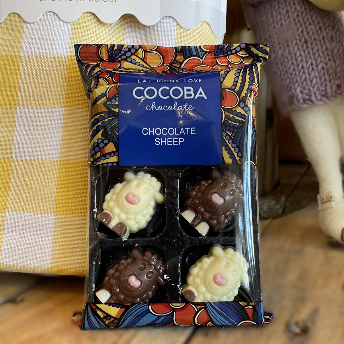 Easter chocolate sheep - 6 truffles – Raindrops on Roses - St Albans