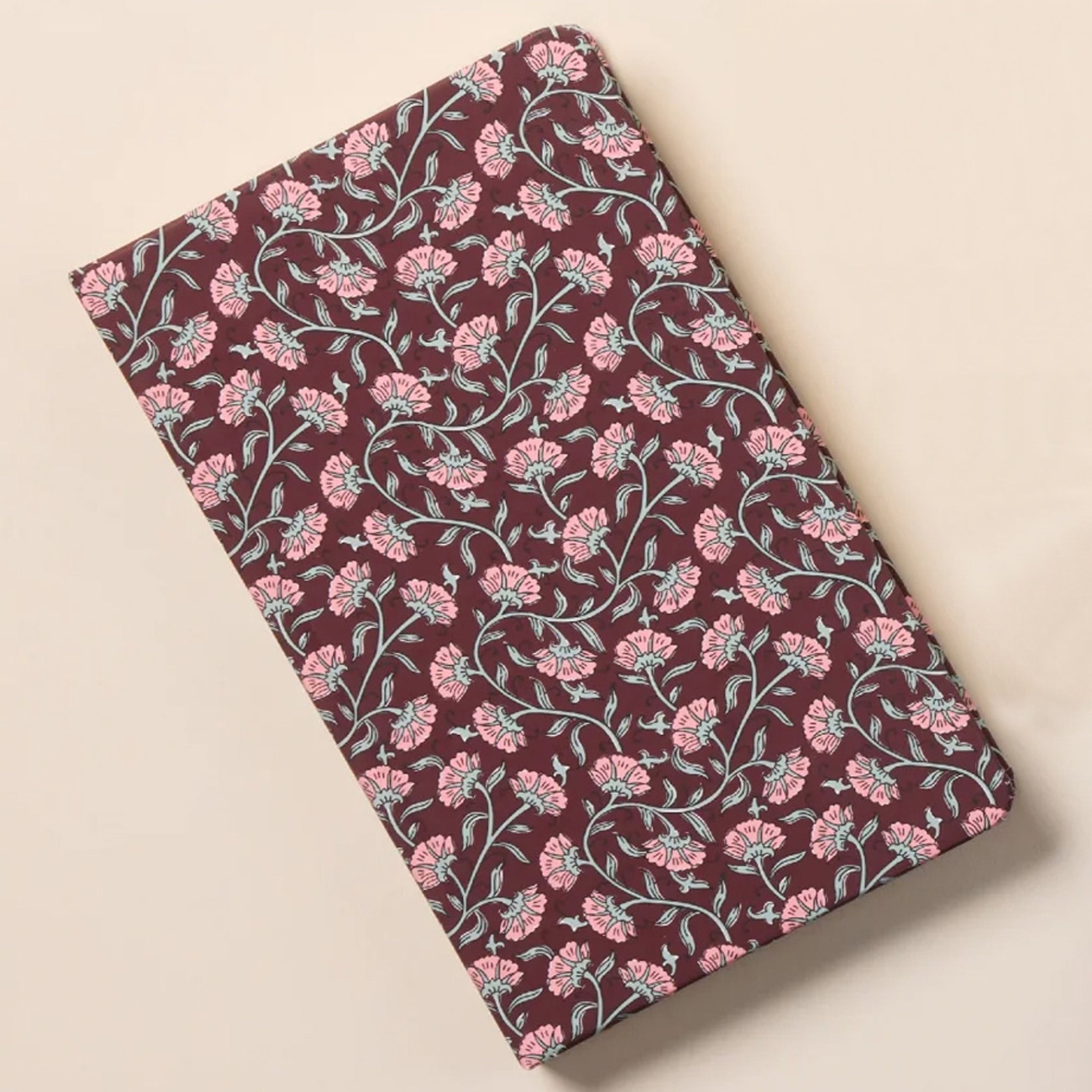 Soft touch journal - burgundy vintage floral – Raindrops on Roses - St ...