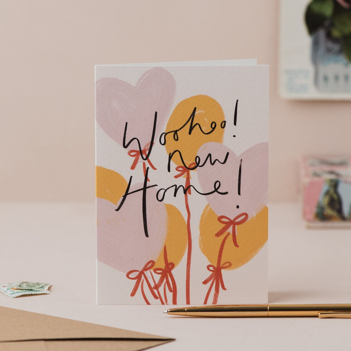 Woohoo! new home card – Raindrops on Roses - St Albans
