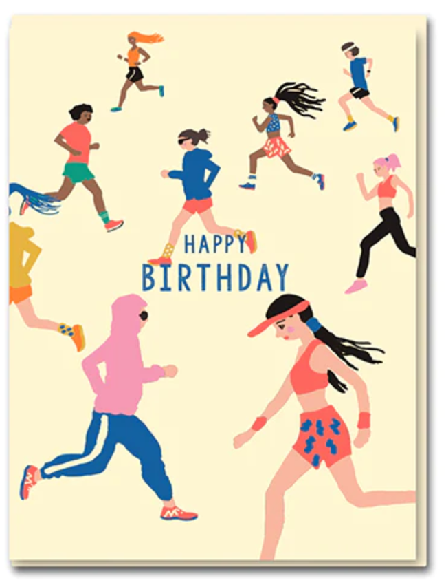 Park run birthday card – Raindrops on Roses - St Albans